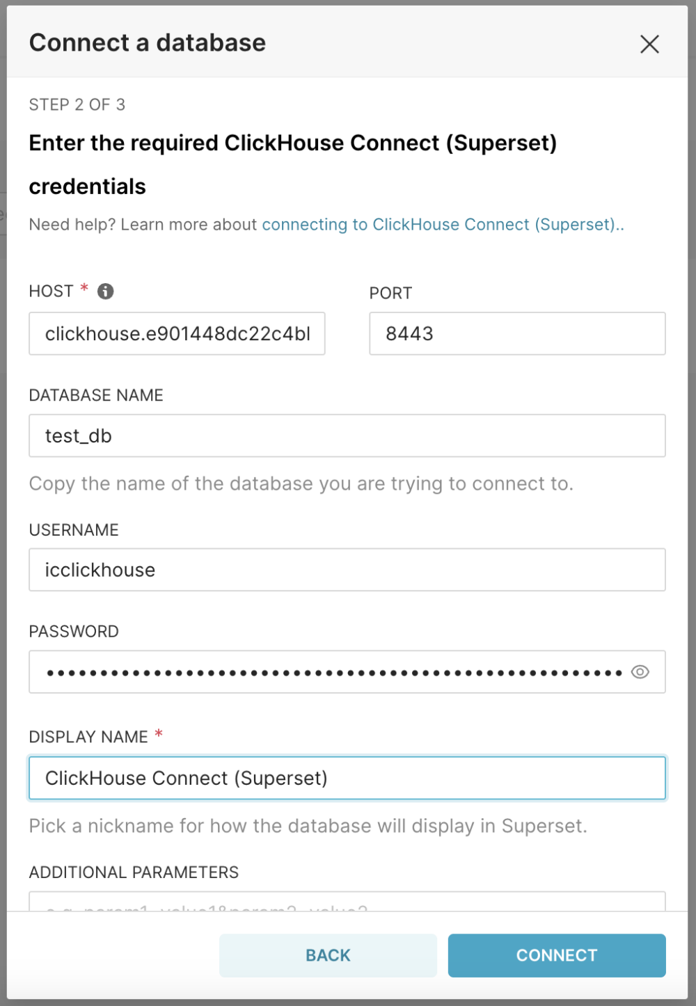 Connecting to ClickHouse from Apache Superset™ - Instaclustr