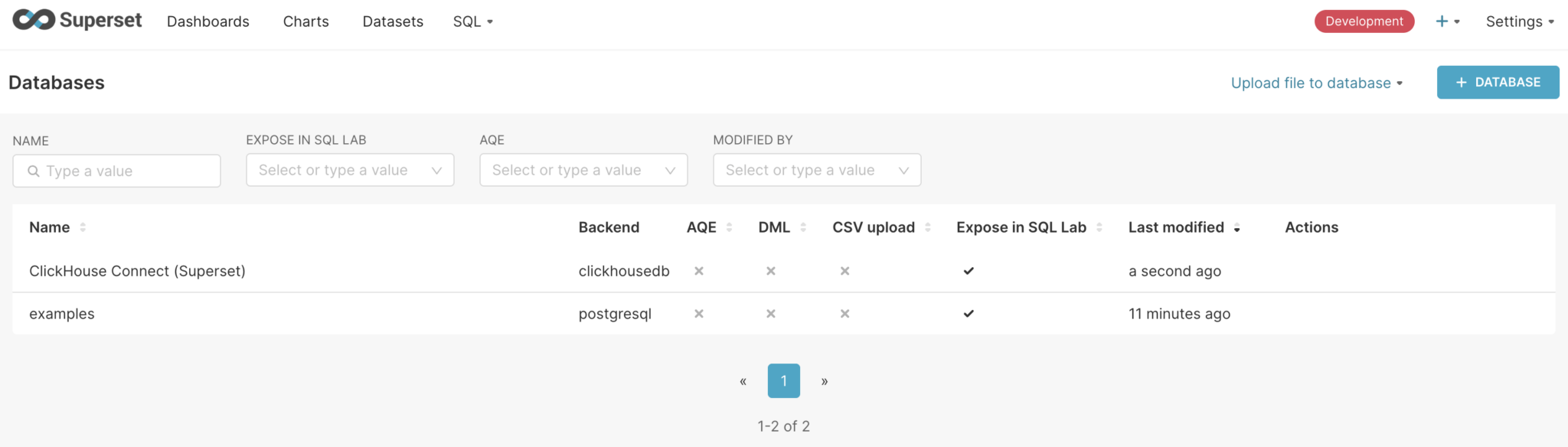 Connecting to ClickHouse from Apache Superset™ - Instaclustr