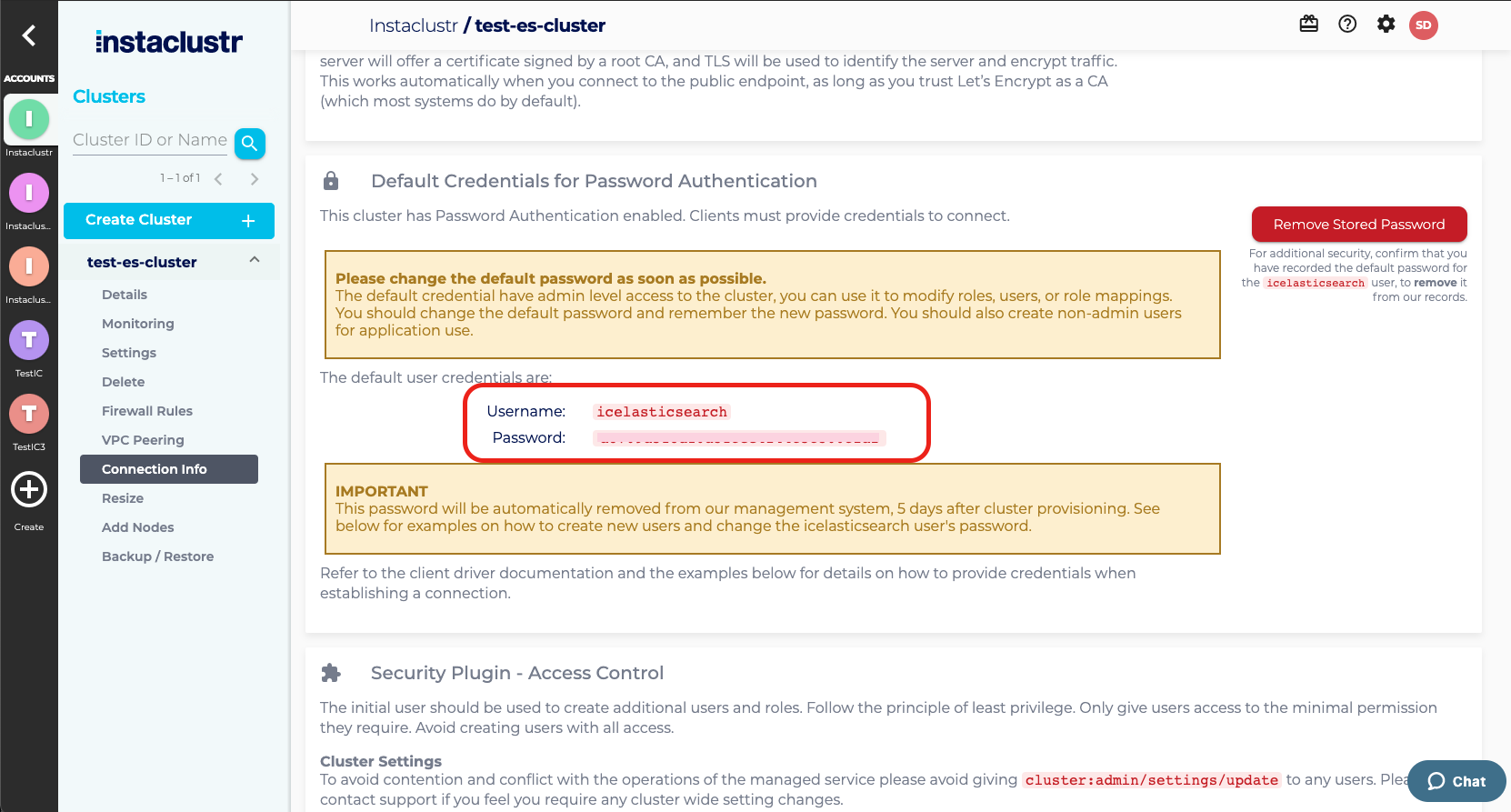 Connecting to OpenSearch Dashboards - Instaclustr