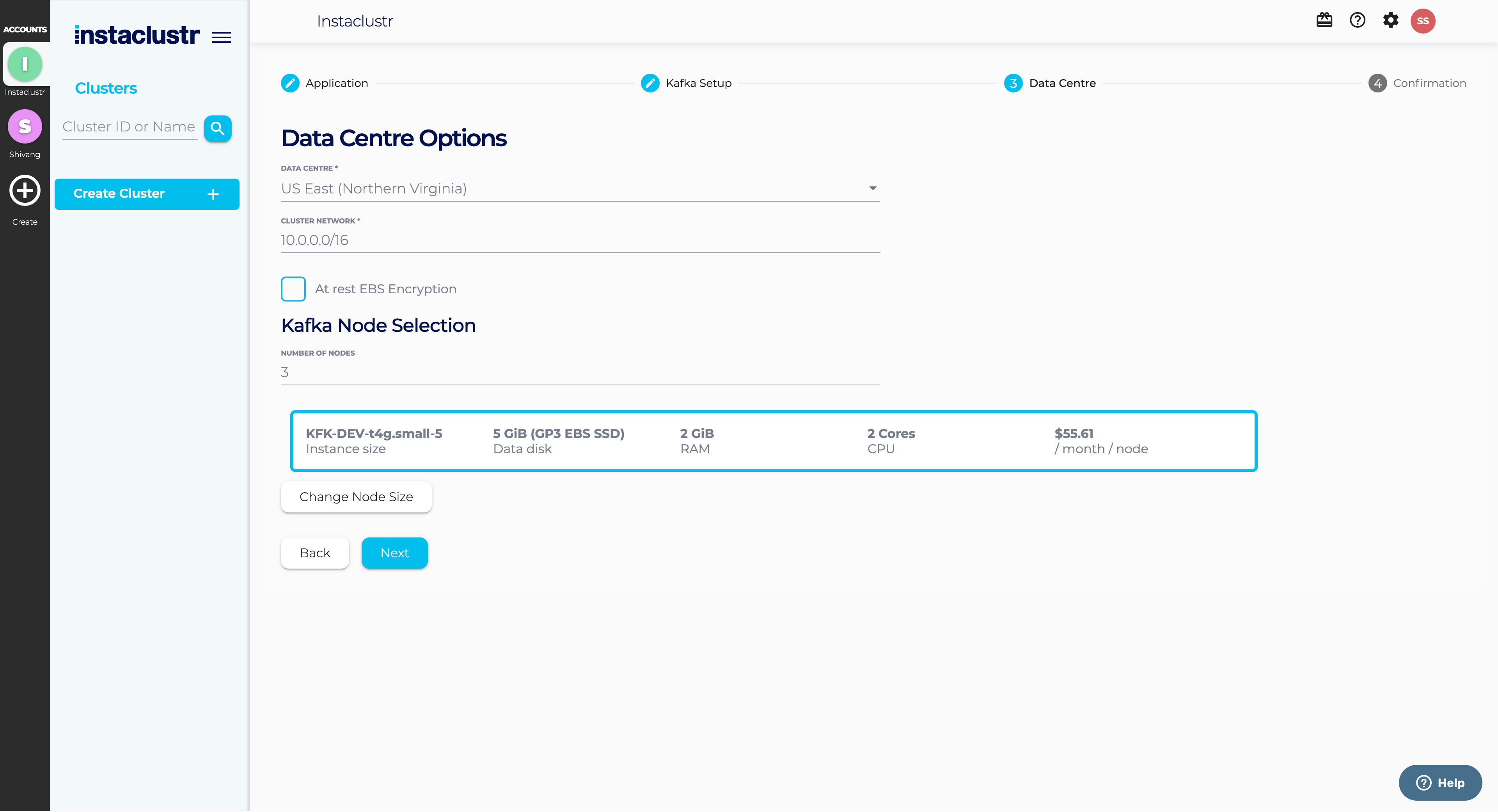 Creating an Apache Kafka Cluster - Instaclustr