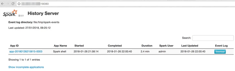 Enable Logging for Completed Applications - Instaclustr