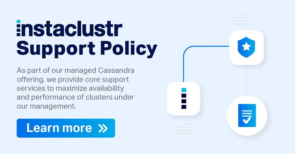 Support Inclusions - Instaclustr