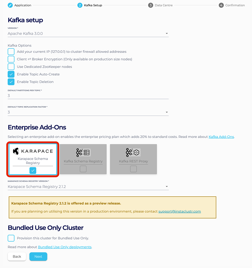 Using the Karapace Schema Registry - Instaclustr