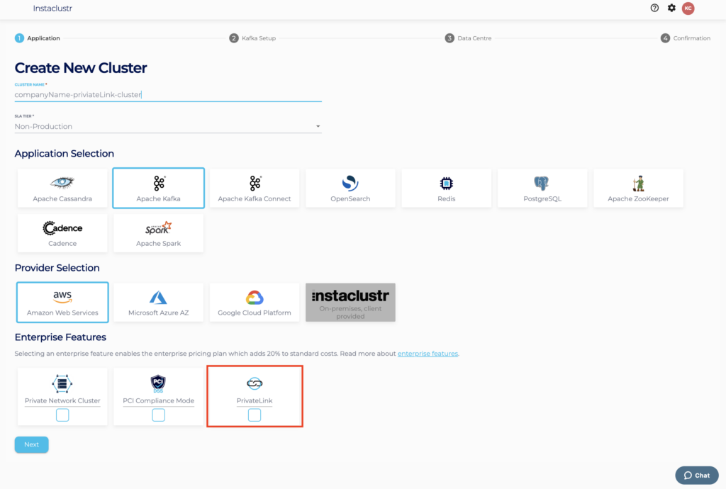 Creating A Privatelink Apache Kafka Cluster Instaclustr