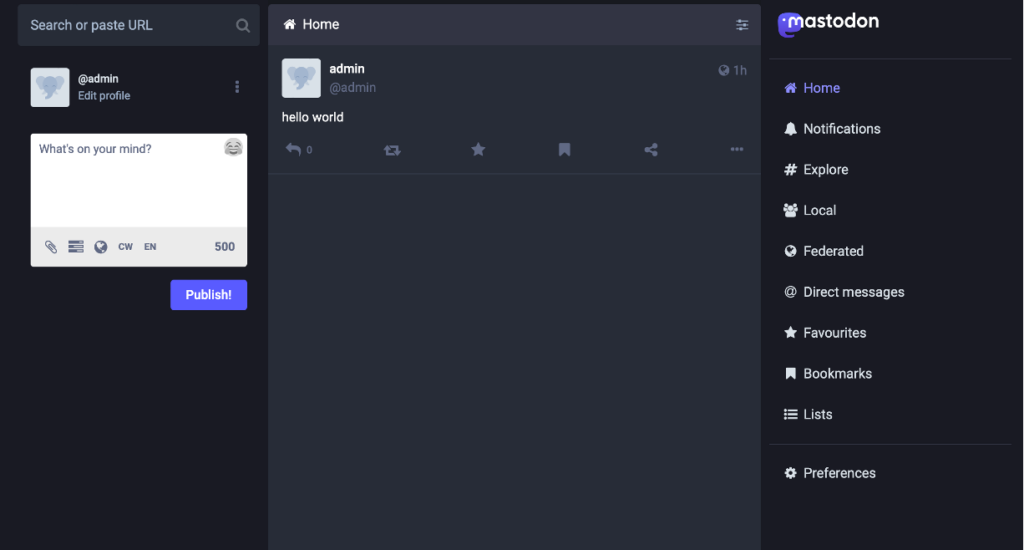 Create a Mastodon server with Instaclustr - Instaclustr