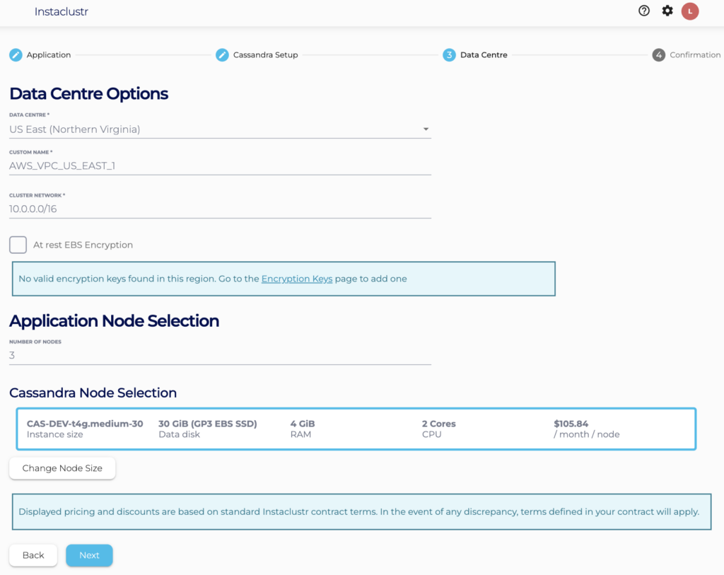 Create a Multi-Region Cadence Cluster - Instaclustr