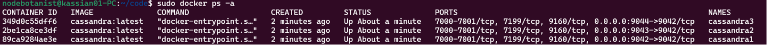 Running Apache Cassandra® Single And Multi Node Clusters With Docker Compose