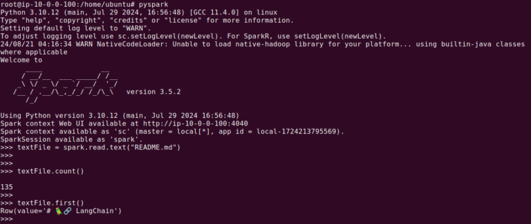 Apache Spark™ tutorial: Running your first Apache Spark application