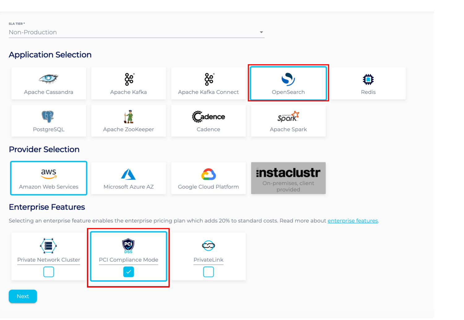 Creating a PCI Compliant OpenSearch Cluster - Instaclustr