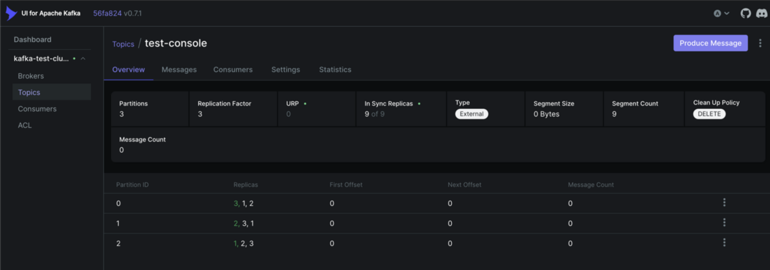 Using UI for Apache Kafka with Instaclustr for Apache Kafka