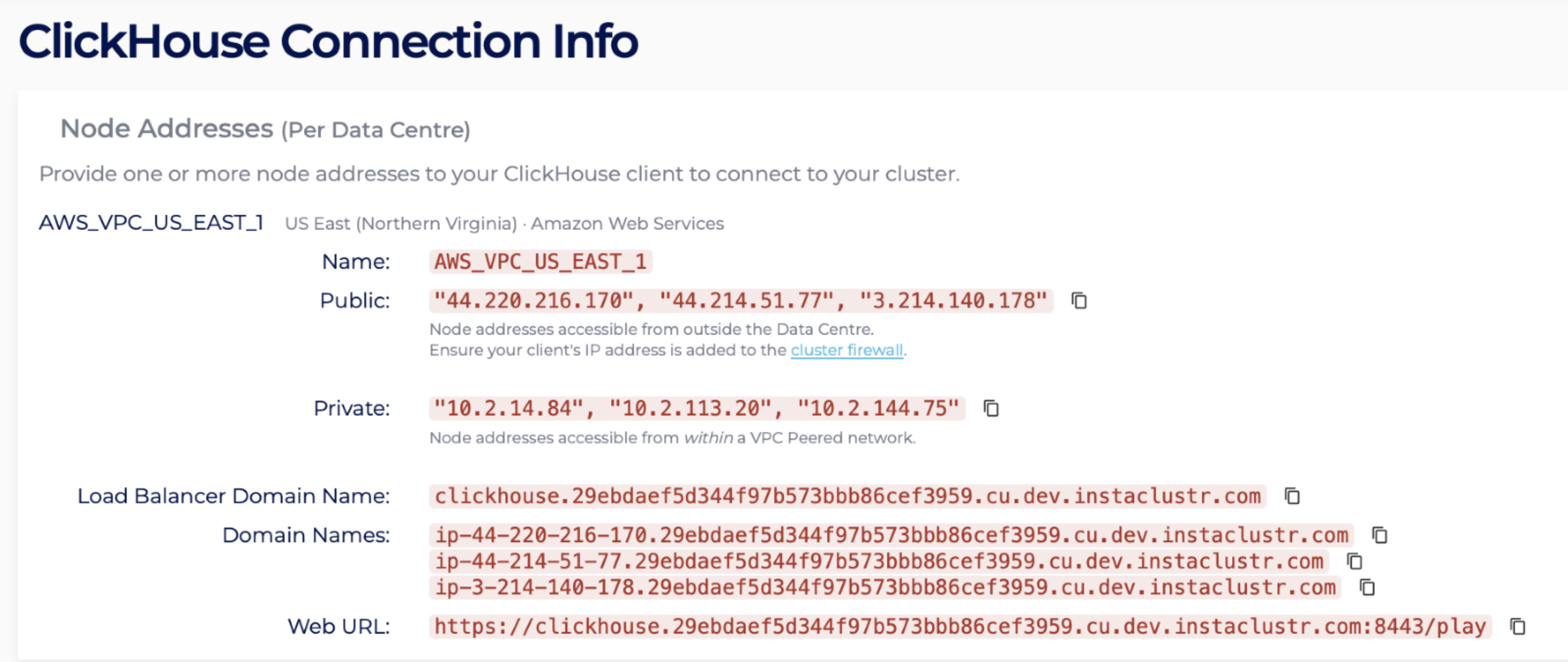 Load Balancer for ClickHouse Clusters - Instaclustr