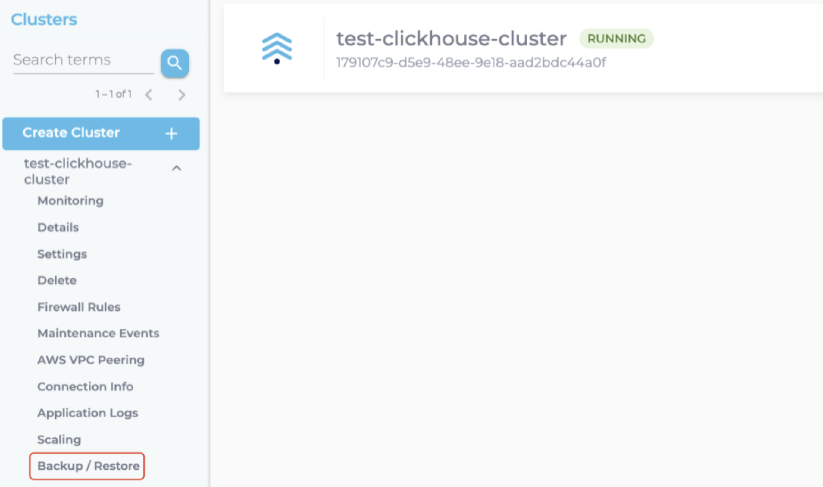 ClickHouse Cluster Backup and Restore - Instaclustr