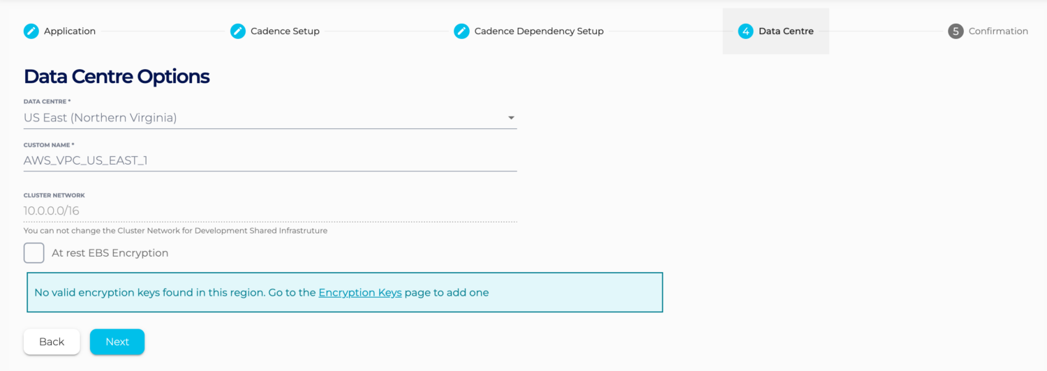 Creating a Cadence Cluster with HTTP API - Instaclustr