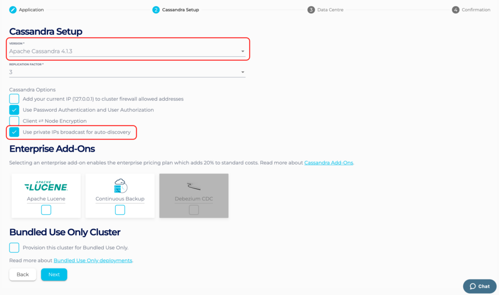 Creating a Cadence Cluster with HTTP API - Instaclustr