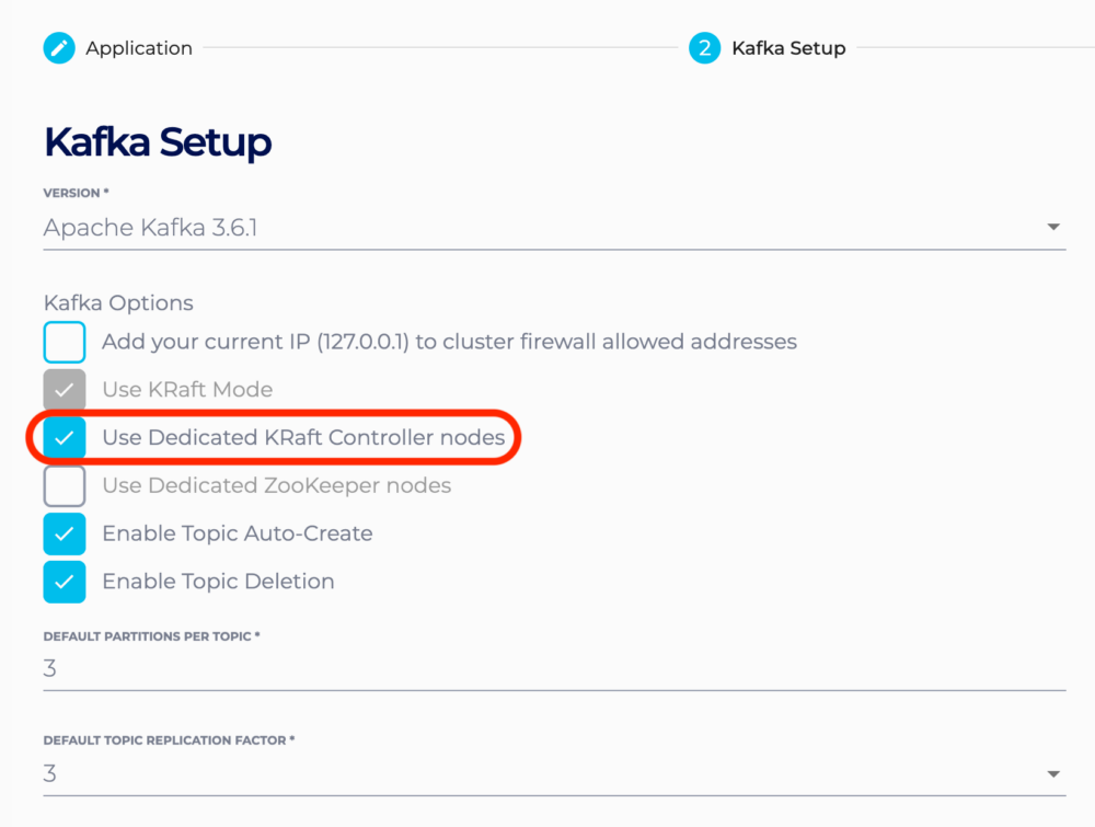 Creating an Apache Kafka cluster with dedicated KRaft Controller nodes - Instaclustr