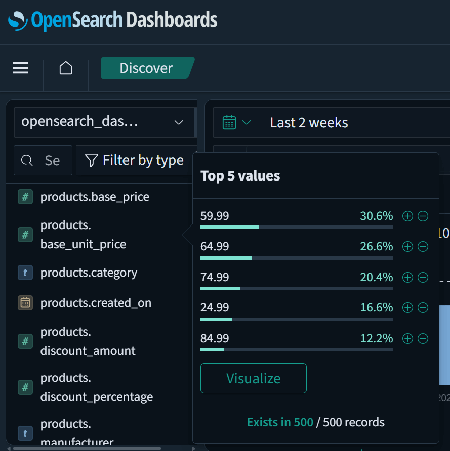 OpenSearch Dashboard and Discover tool: Search, analyze, and visualize your data - Instaclustr