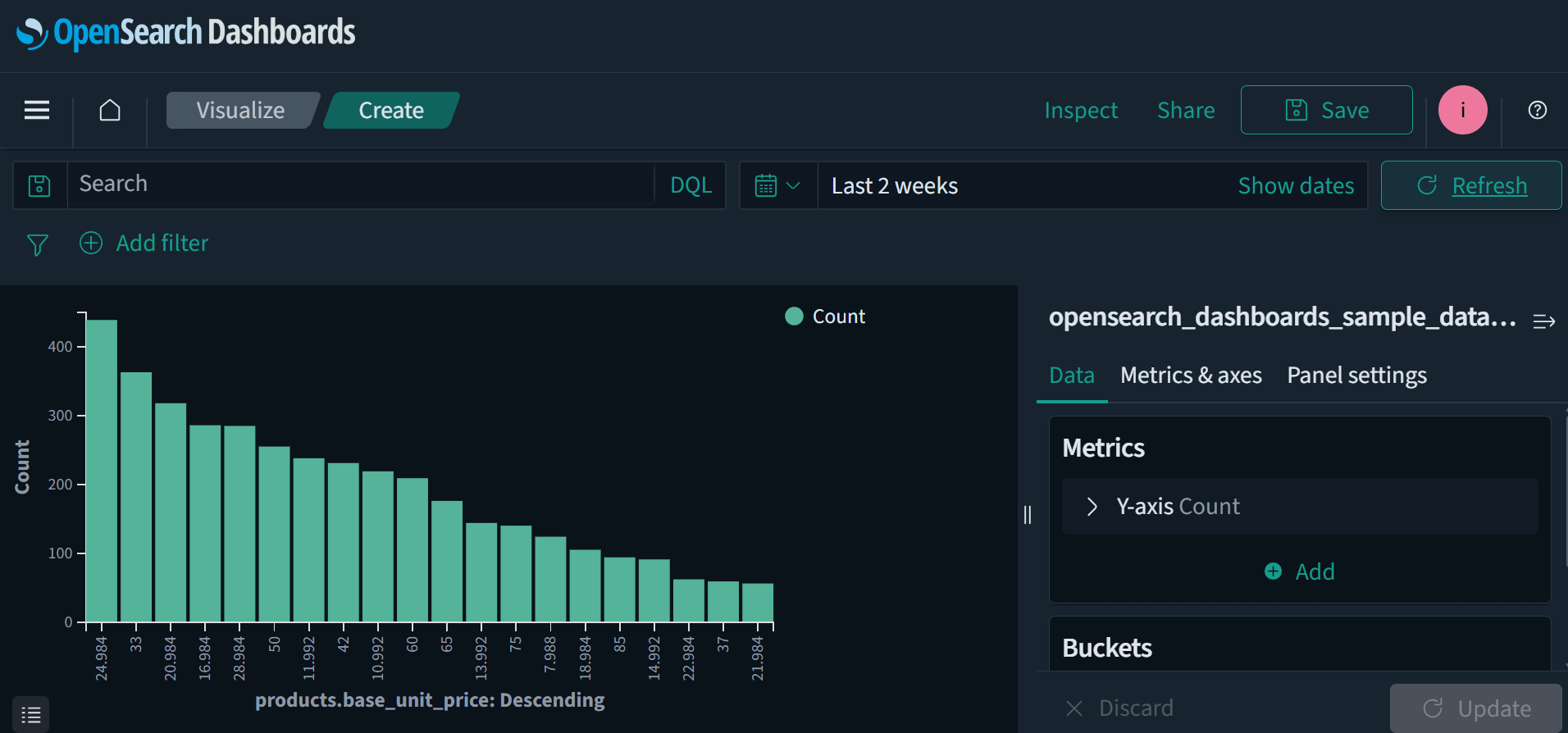 OpenSearch Dashboard and Discover tool: Search, analyze, and visualize your data - Instaclustr