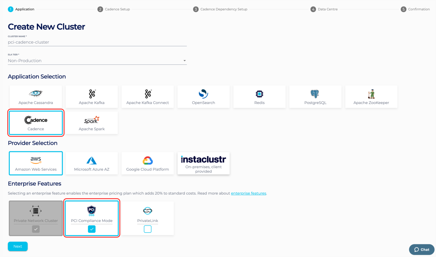 Creating a PCI Compliant Cadence Cluster - Instaclustr