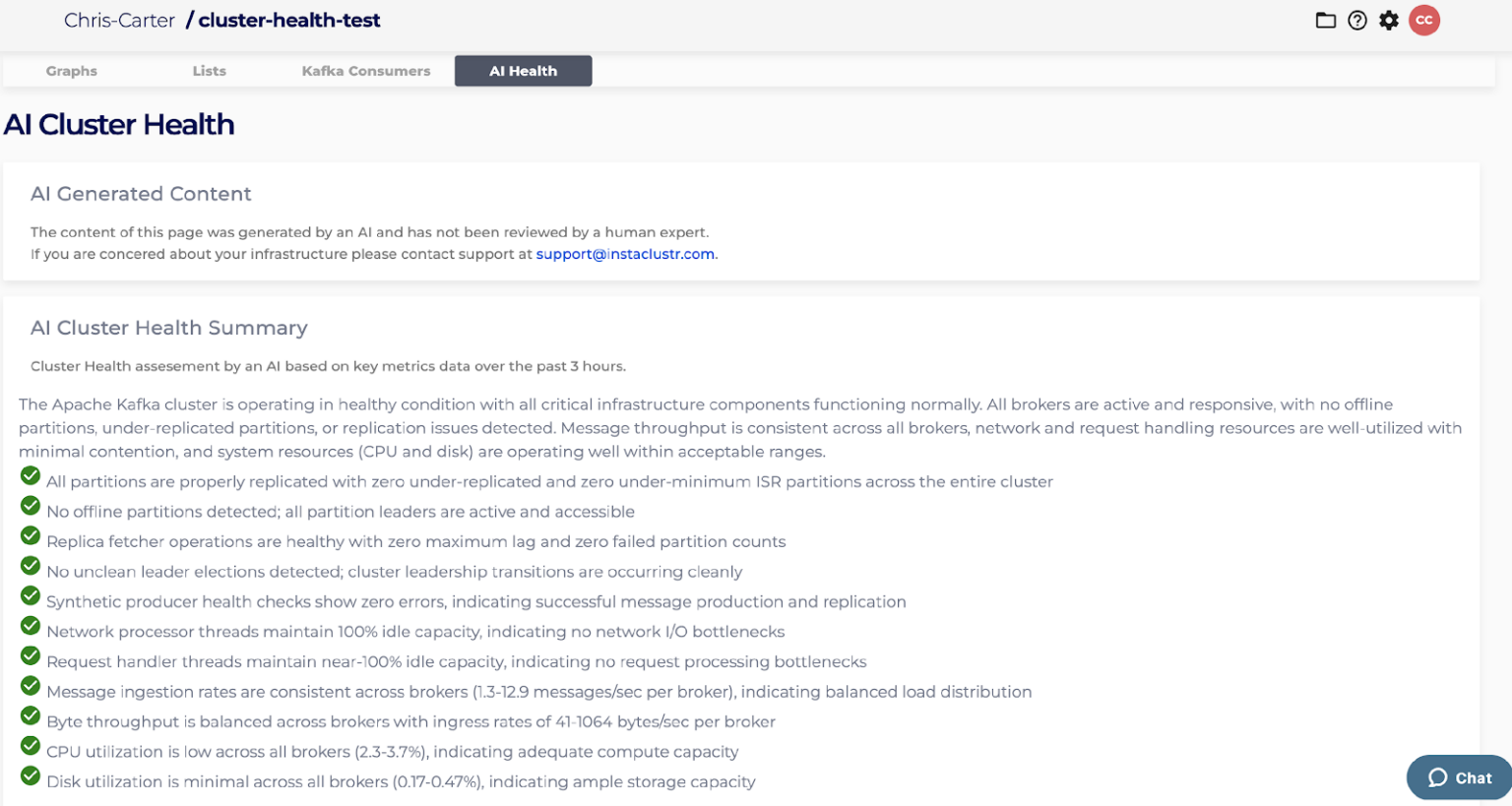 Introducing AI Cluster Health: Smarter monitoring made simple - Instaclustr